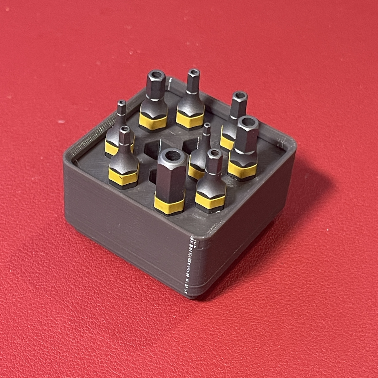 Gridfinity Hex Bit Holders with Larger Hex Holes by Tache | Download free STL model | Printables.com