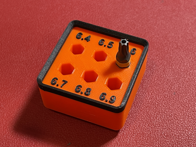 Gridfinity Hex Bit Holders with Larger Hex Holes by Tache | Download ...