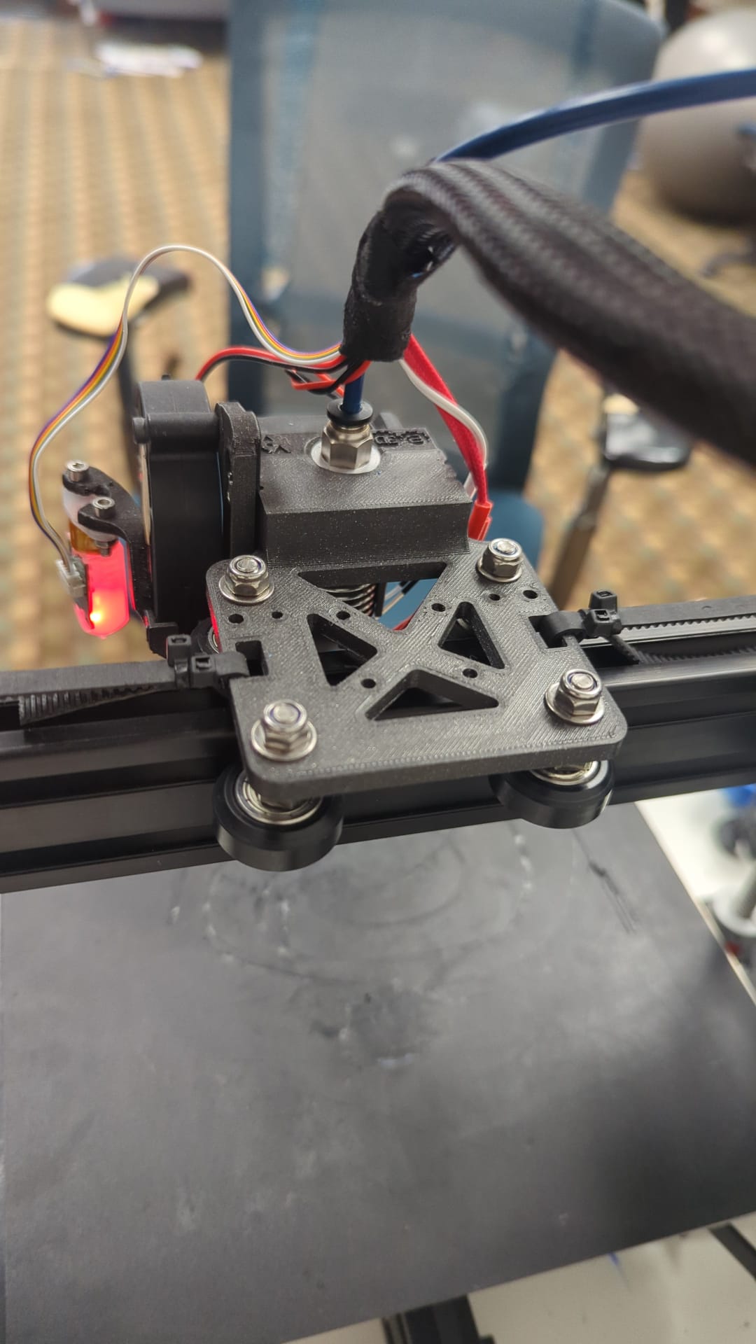 Tarantula e3d v6 adapter for Heavy Duty Mount by uc3d | Download free STL model | Printables.com