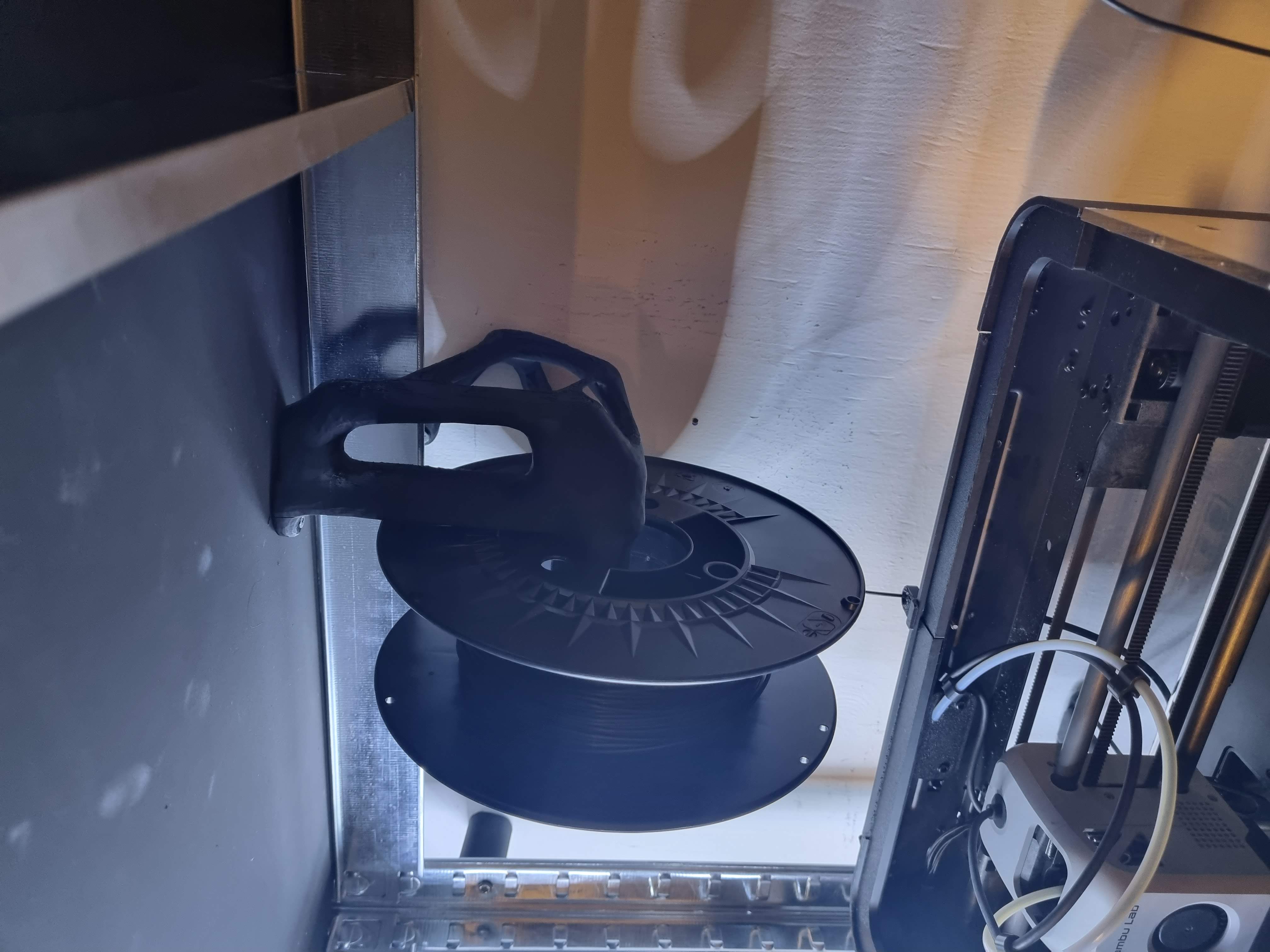 Shape optimized, Wall mounted, P1P spool holder! by Toxværd | Download ...
