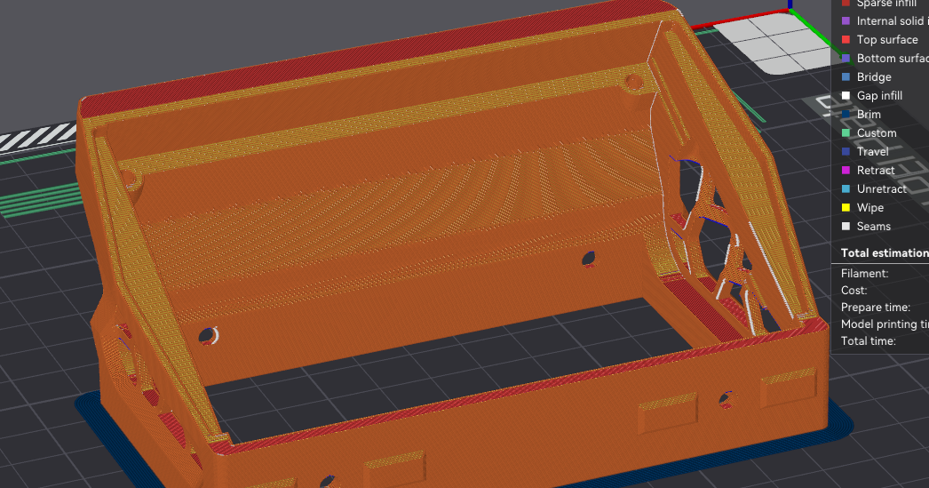 Waveshare 4.3 DSI Case Remixed by kaisarantonn | Download free STL ...