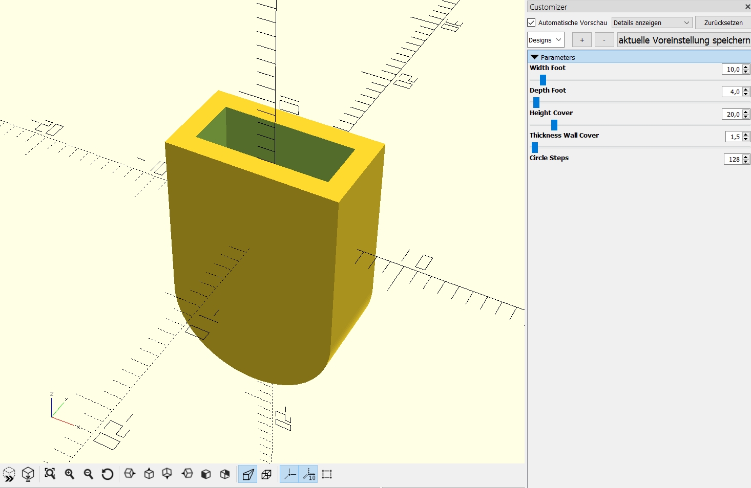 Individual protective Caps and Covers - OpenSCAD by Worti | Download ...
