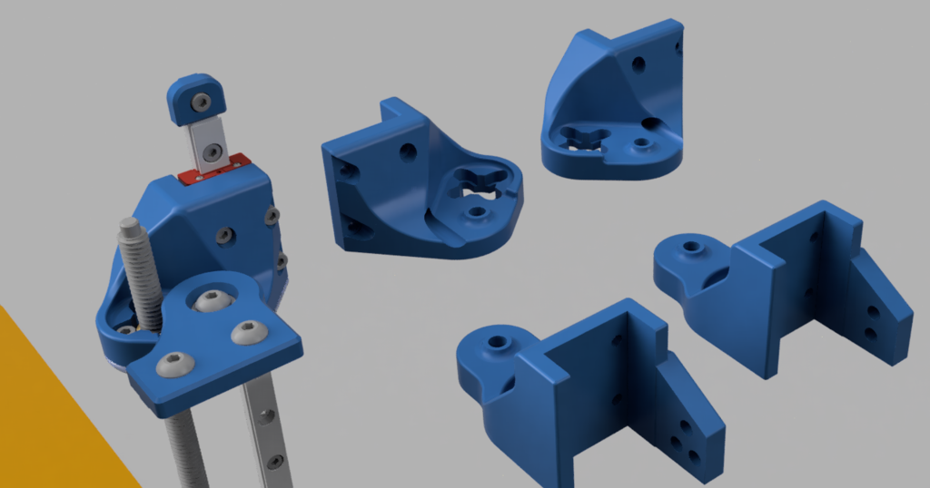 Voron Trident Z Carriage for MGN12H Linear Rails by Keemo | Download ...