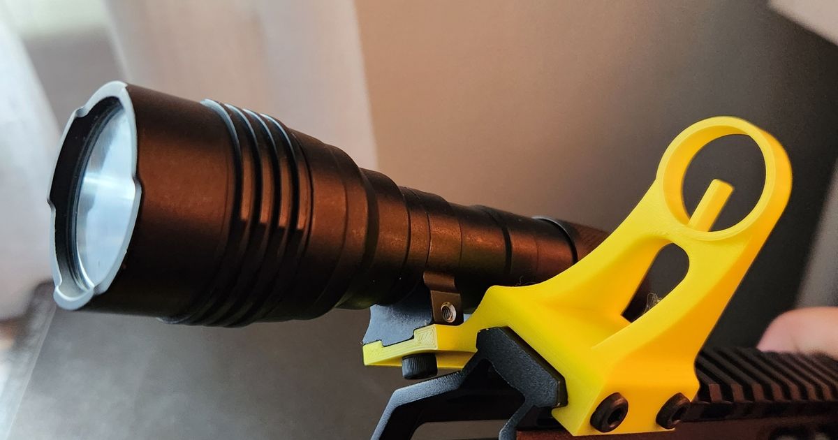 Flashlight/Front sight combo mount by PoseidonDesign | Download free ...