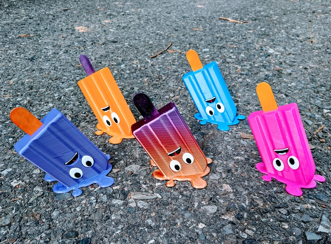 Melty Popsicle - Melting Ice Cream by Grandpa 3DPrints | Download free ...