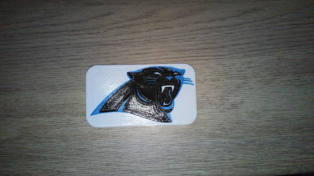 Carolina Panthers Logo by Raab6 | Download free STL model | Printables.com