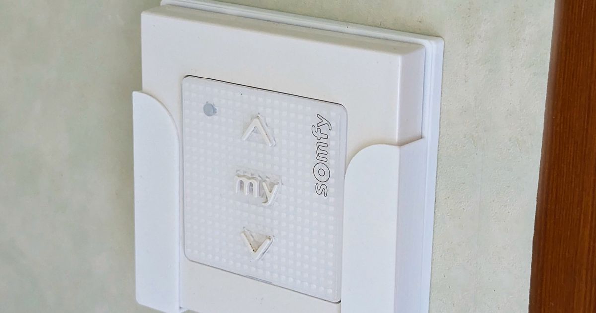 Somfy remote bracket by BastienX8 | Download free STL model ...