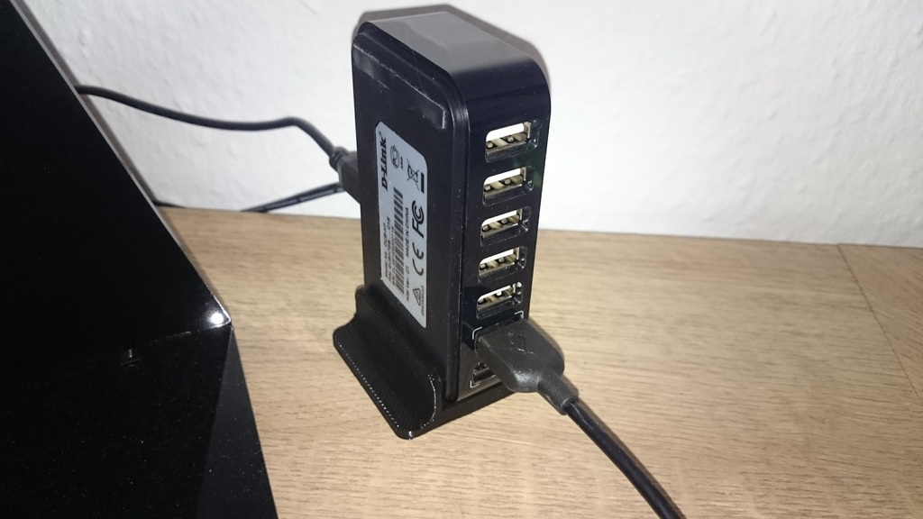 Stand for D-Link USB Hub DUB-H7 by Raab6 | Download free STL model | Printables.com