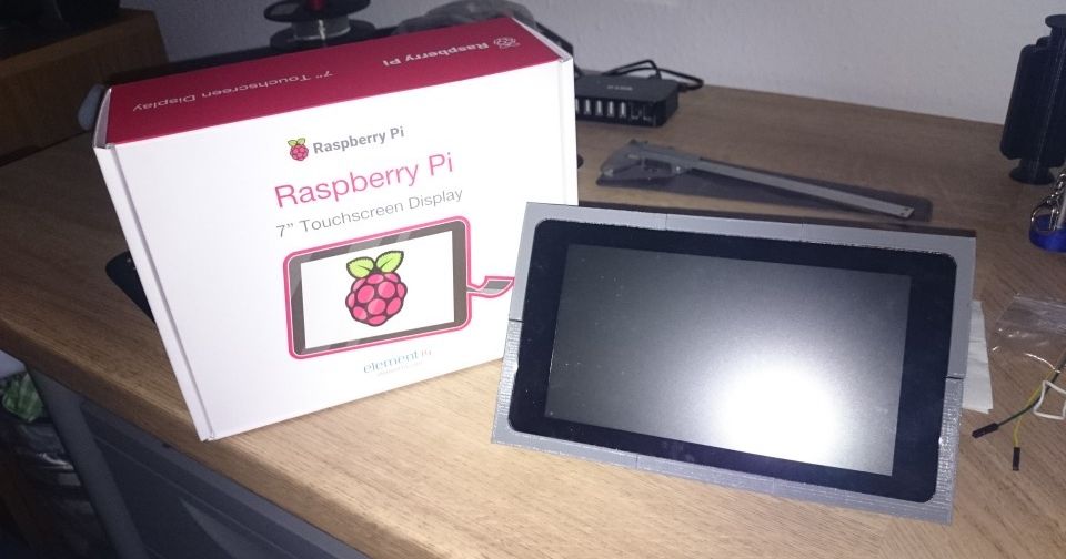Raspberry Pi 2 7" Touchscreen Case by Raab6 | Download free STL model ...