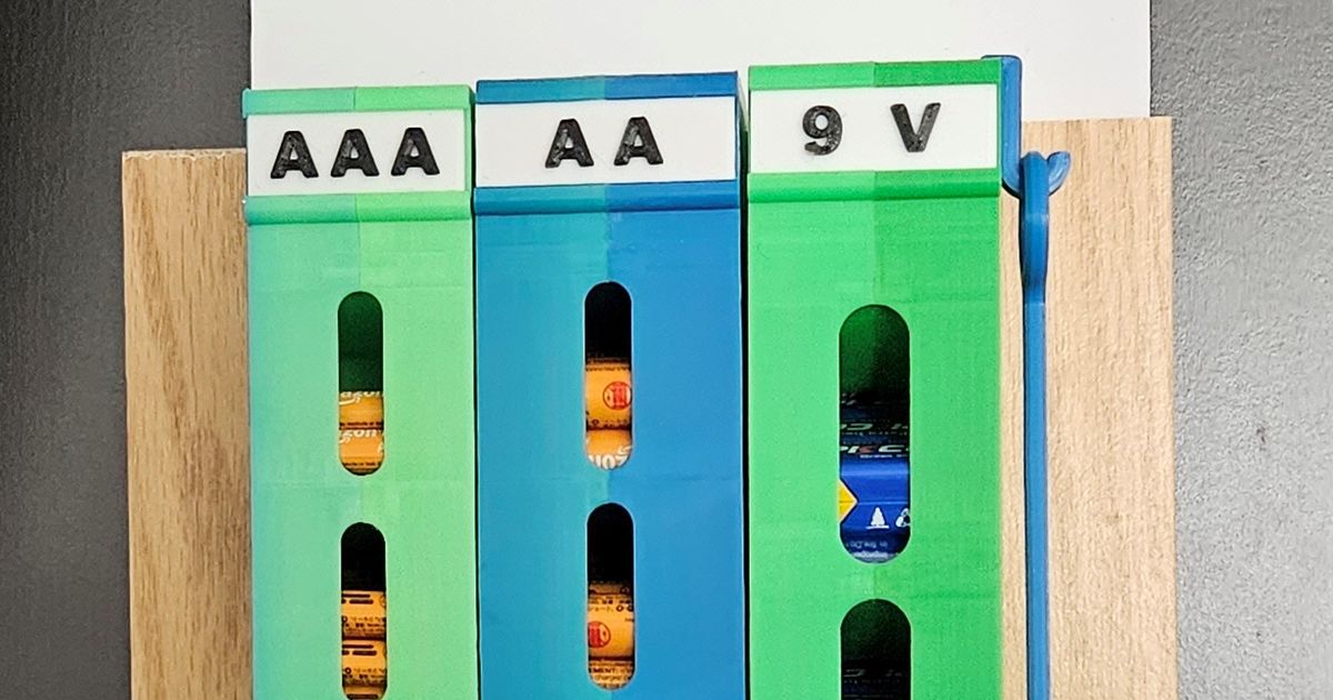 Battery Dispenser System par Bernd | Téléchargez gratuitement un modèle ...