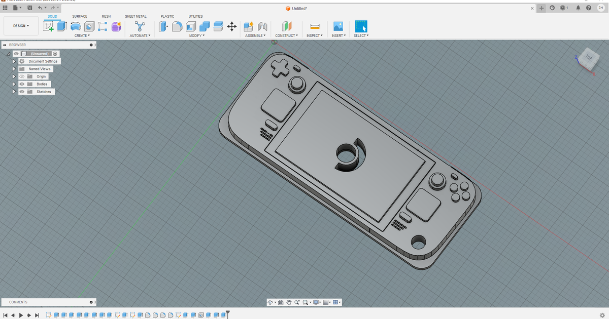 Steam Deck Keychain by Jaro3D | Download free STL model | Printables.com