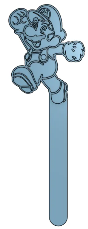 Mario Bookmark by mrmila | Download free STL model | Printables.com