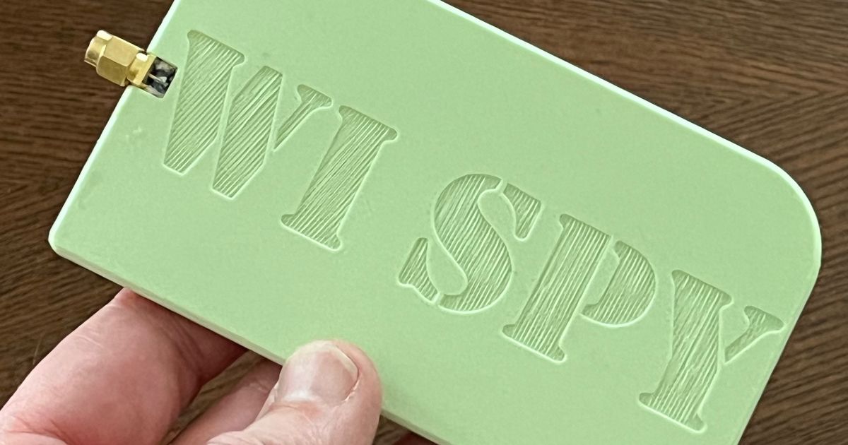 HackerBox #0089 (Part 2) - Yagi Antenna Casing for "WiSPY" wardriving ...