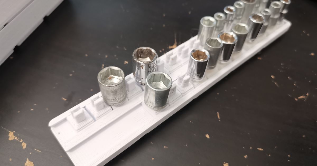 Gridfinity 1x5 dovetail socket rail por MT | Descargar modelo STL ...