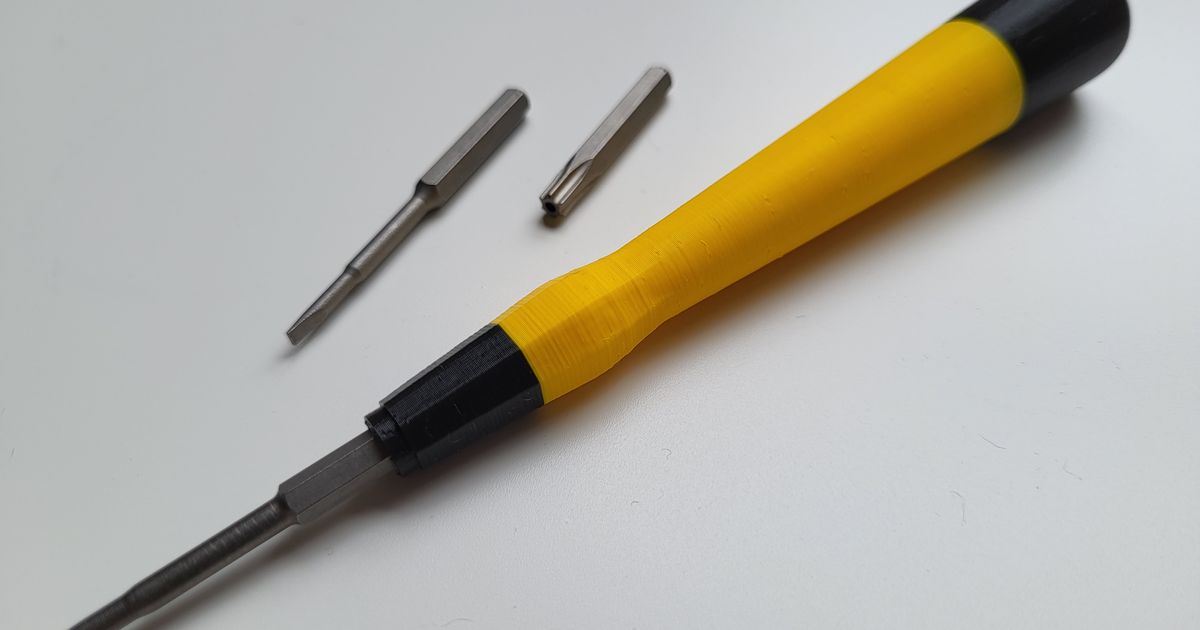 4mm Driver Bit Handle von GerryPB | Kostenloses STL-Modell ...
