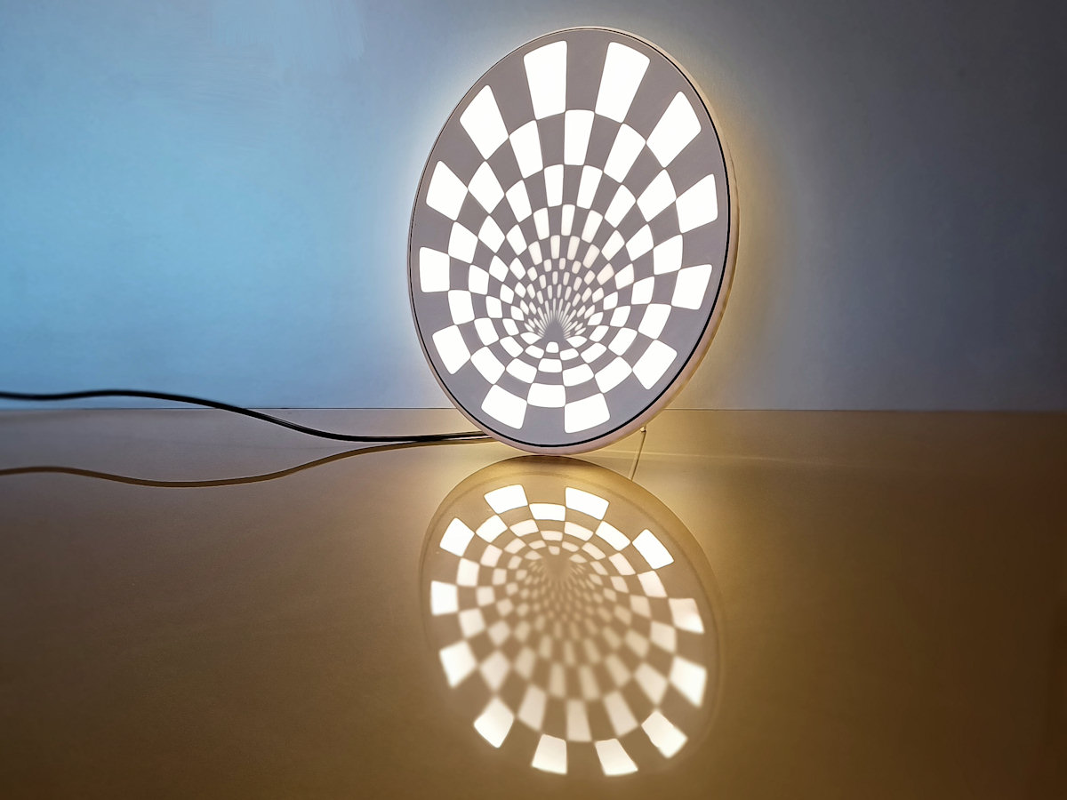Led Mood Light (Optical Illusion Hole) by Wim V | Download free STL ...
