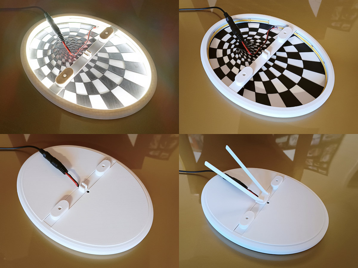 Led Mood Light (Optical Illusion Hole) by Wim V | Download free STL ...