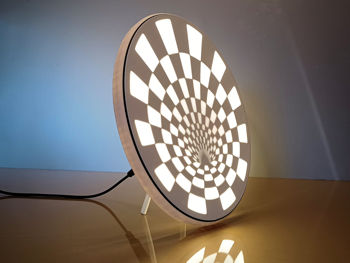 Led Mood Light (Optical Illusion Hole) by Wim V | Download free STL ...