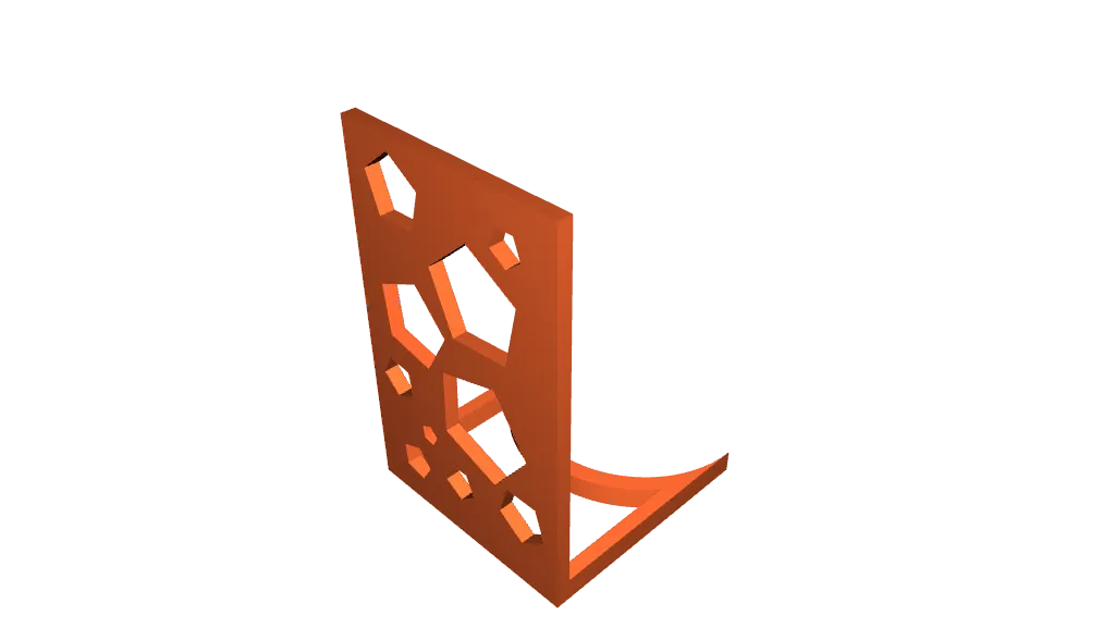 Simplistic Bookend by 3dCartesianDesigns | Download free STL model ...