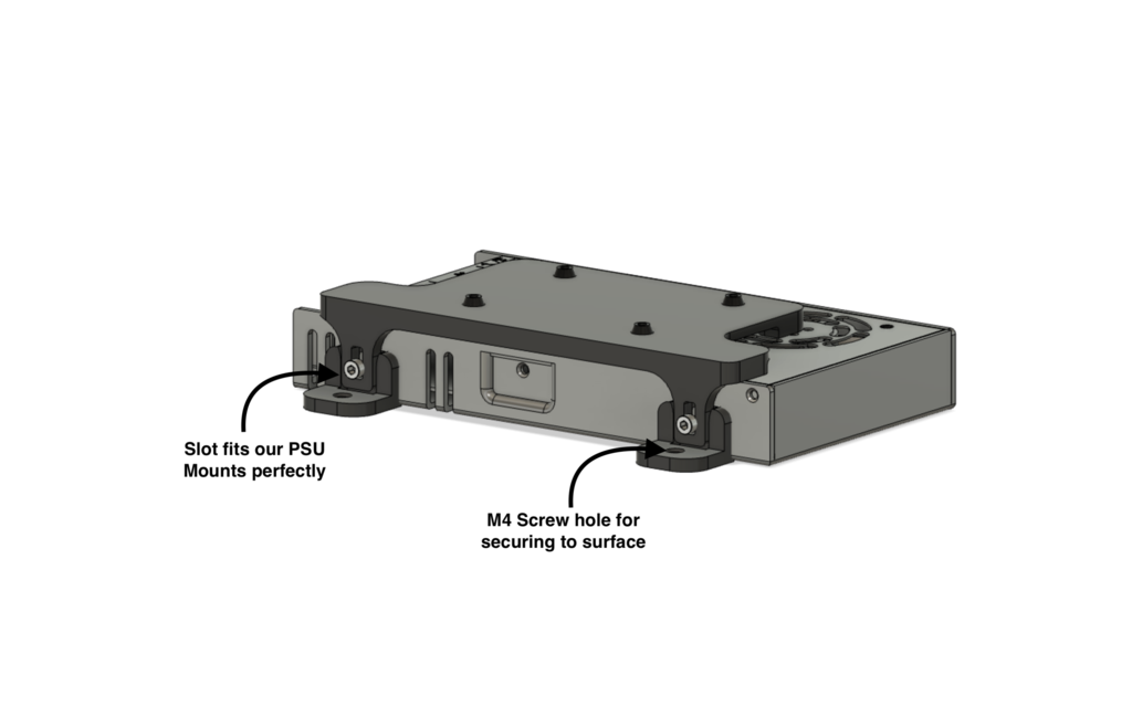 PSU Feet for PSU Mounts by Derik Whittaker | Download free STL model ...