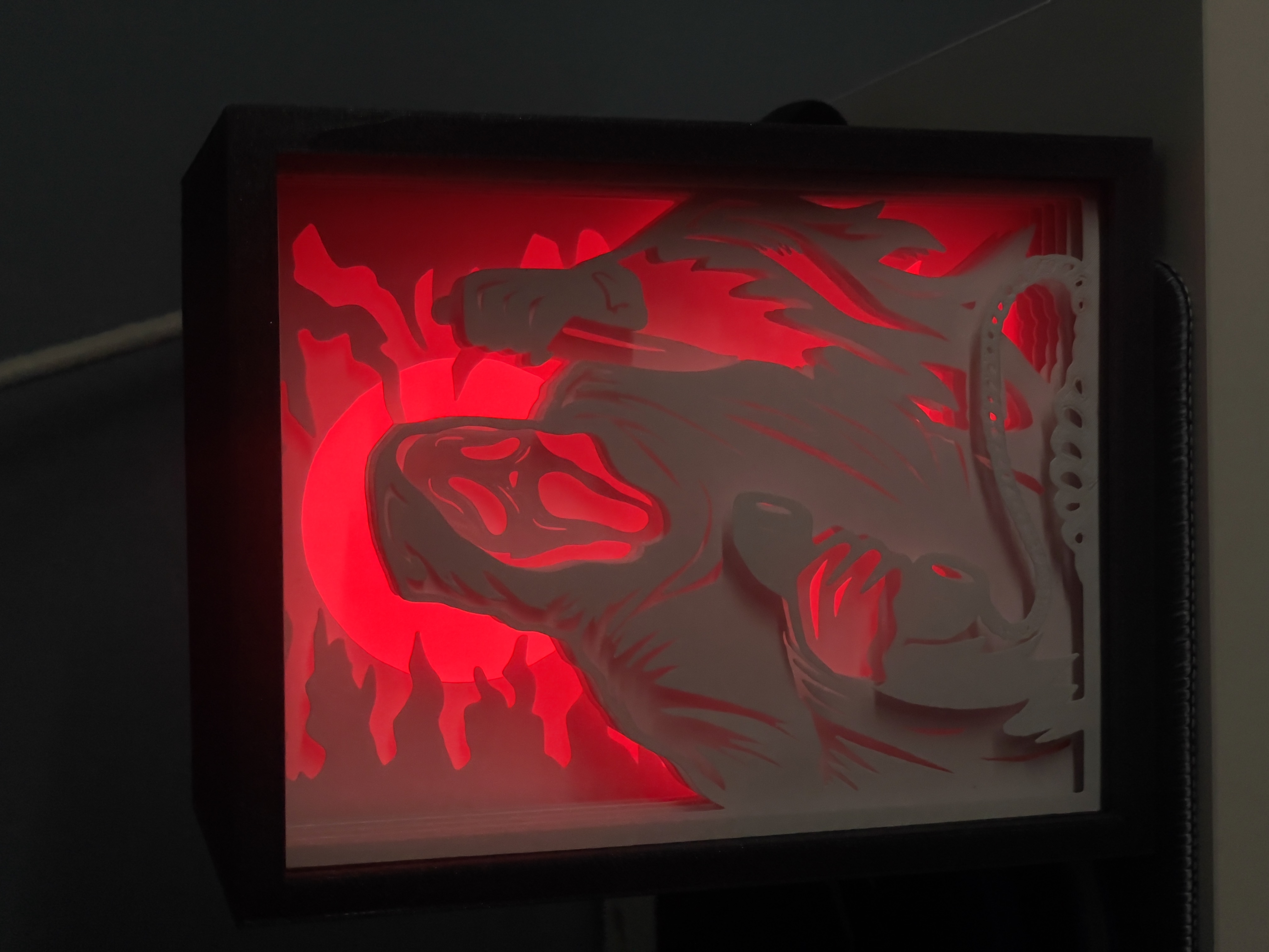 Scream Movie Ghostface Lightbox by roomonthethird | Download free STL ...
