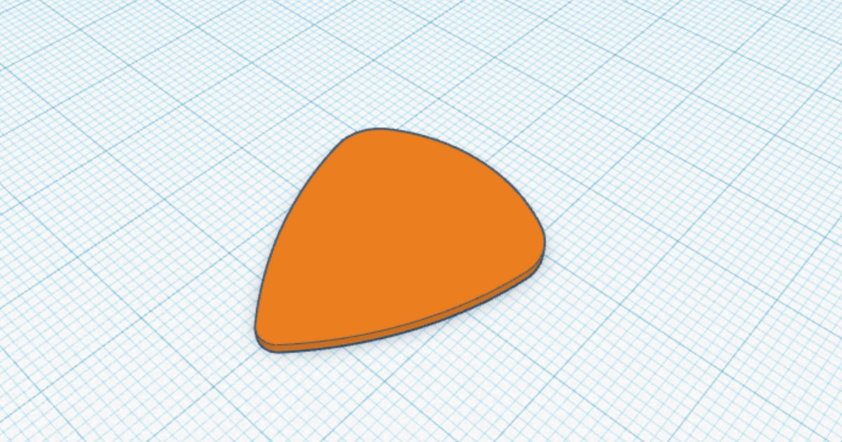 Guitar Pick por 3D Print Life | Descargar modelo STL gratuito | Printables.com