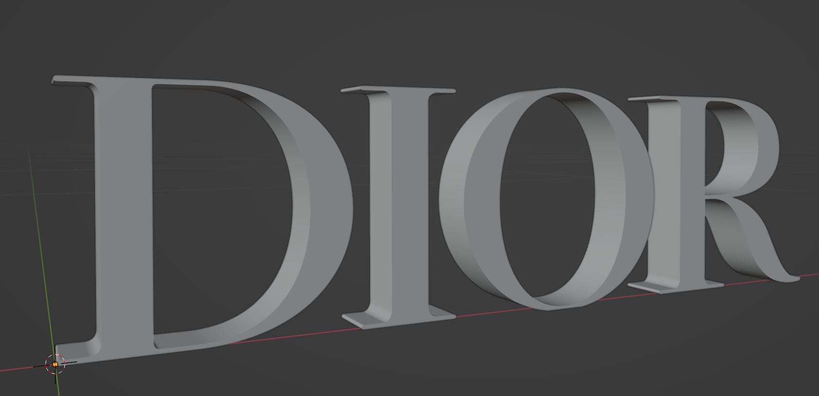 Dior logo by eski | Download free STL model | Printables.com