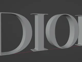 Dior logo by eski | Download free STL model | Printables.com