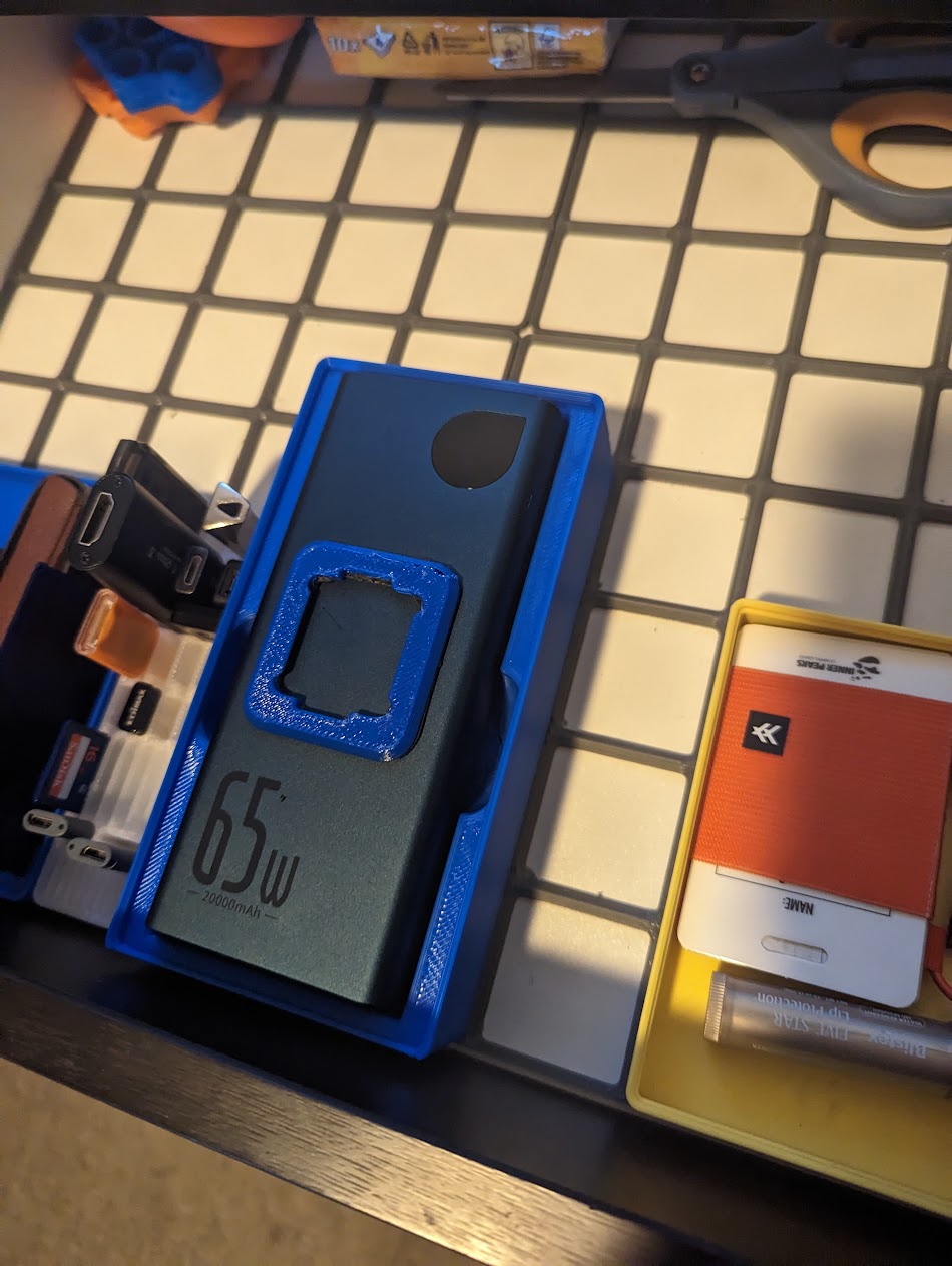 Baseus 65w 20kmah Charger Gridfinity 3x2 by LadPack91 | Download free ...