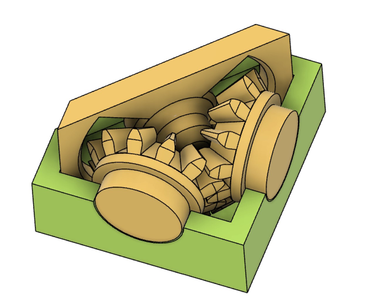 Bevel Gear Box by Paul Mullen | Download free STL model | Printables.com