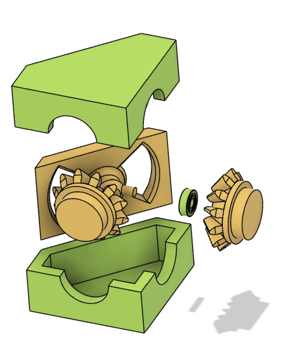 Bevel Gear Box by Paul Mullen | Download free STL model | Printables.com