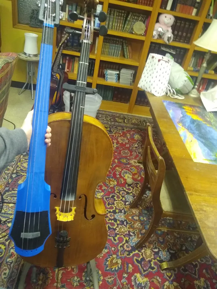 Blue Electric Cello