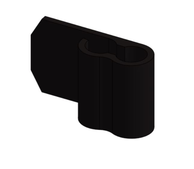 Cable Clip insert for 2 cabels by CDS-Technic | Download free STL model ...