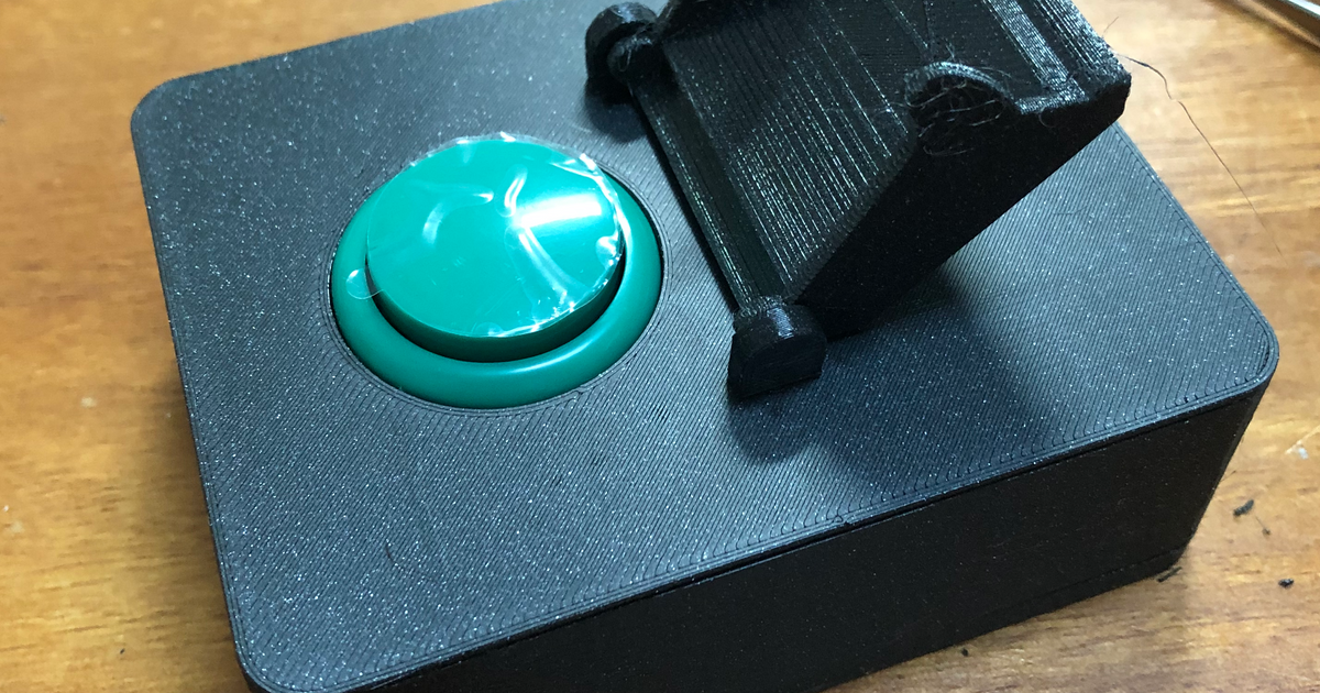 Single Button Case with Cover by SamaraMo | Download free STL model ...