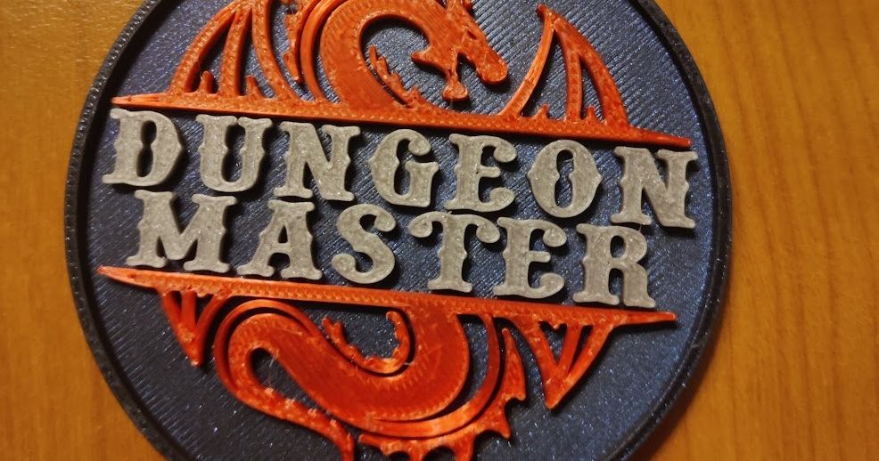 Dungeon Master Coin/Plate by cv6Channel | Download free STL model ...