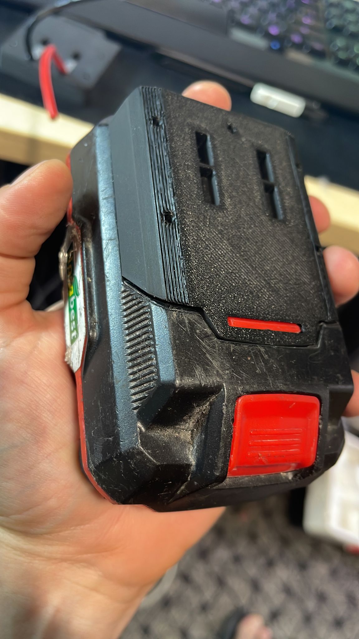PARKSIDE X20 Battery Adaptor by Kretzu | Download free STL model ...