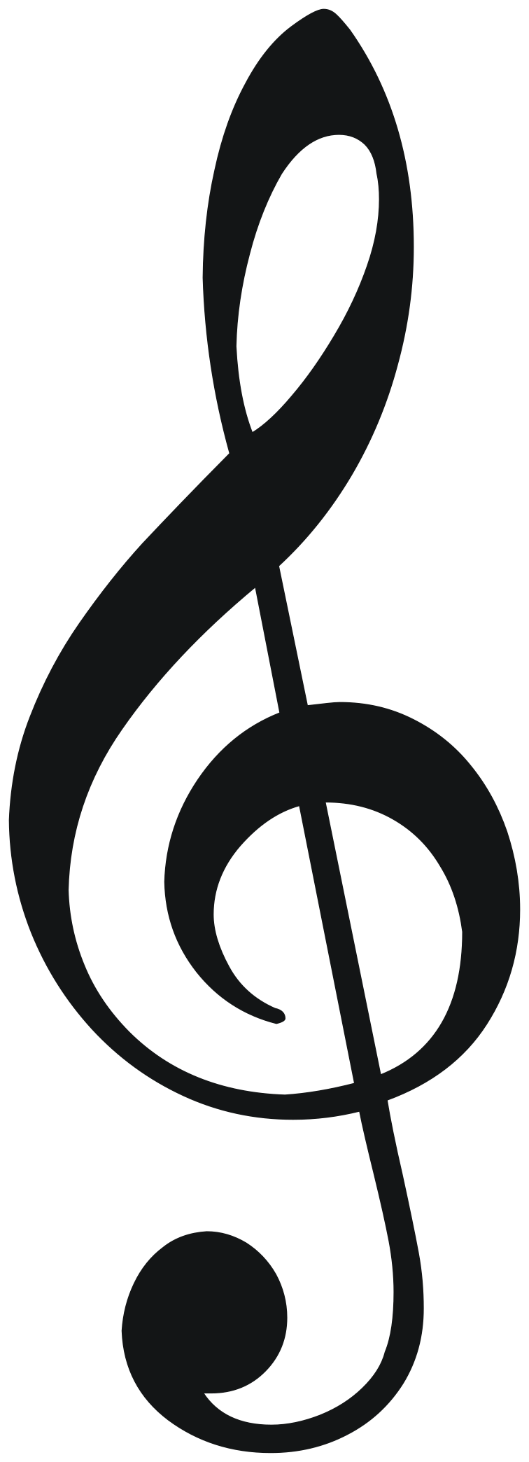 Treble Clef Coin by Books | Download free STL model | Printables.com