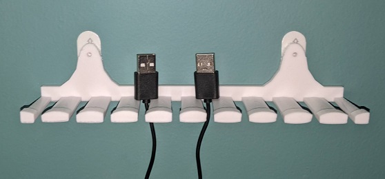 Hanging Cable Organizer System by CPS_Systems | Download free STL model ...