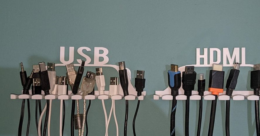 Hanging Cable Organizer System by CPS_Systems | Download free STL model ...