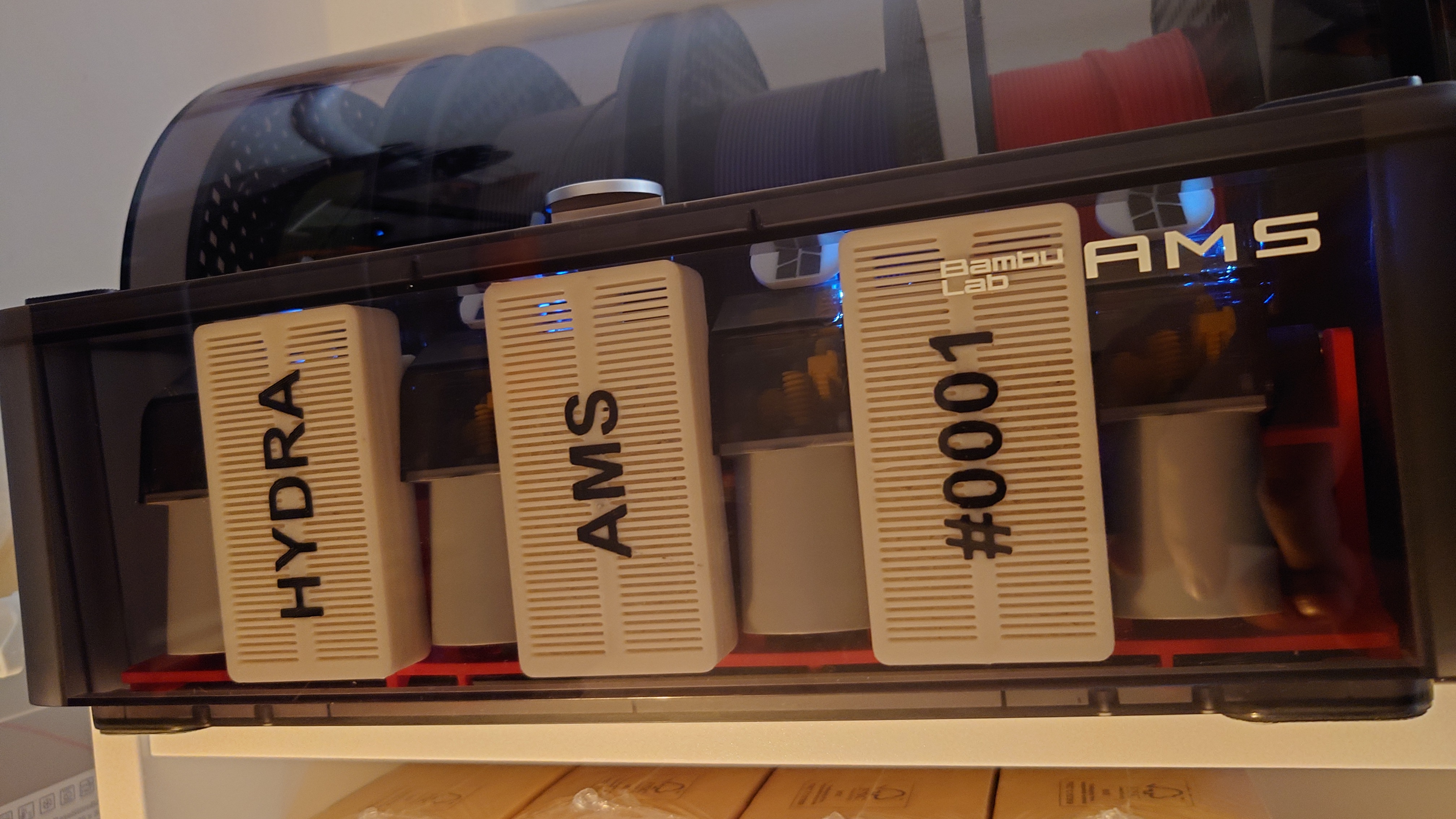 Hydra AMS - Silica Dry Boxes / Serial Number Tags by humebeam ...