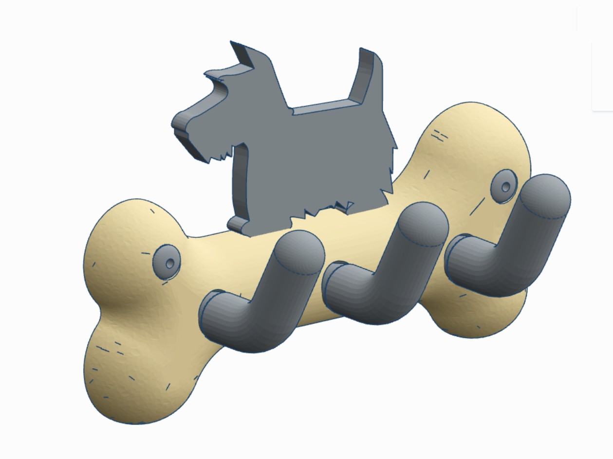 Dog Leash Hanger by Bootjevaarder | Download free STL model ...