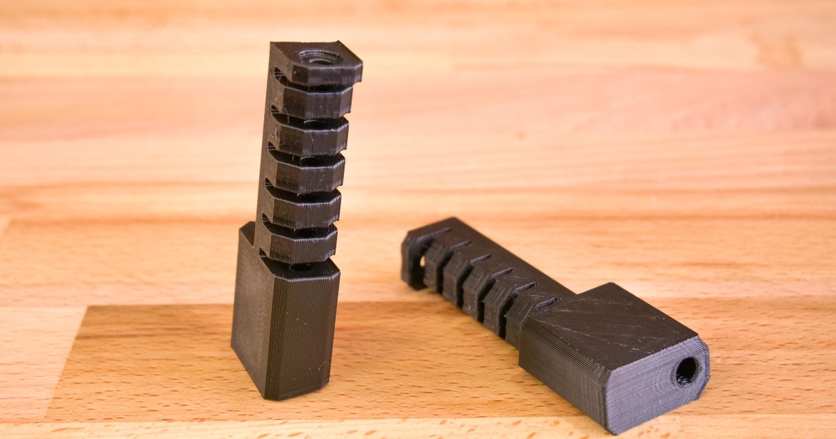 MMU2S buffer space hook - 10° angled, screwable by Ondřej Stříteský ...