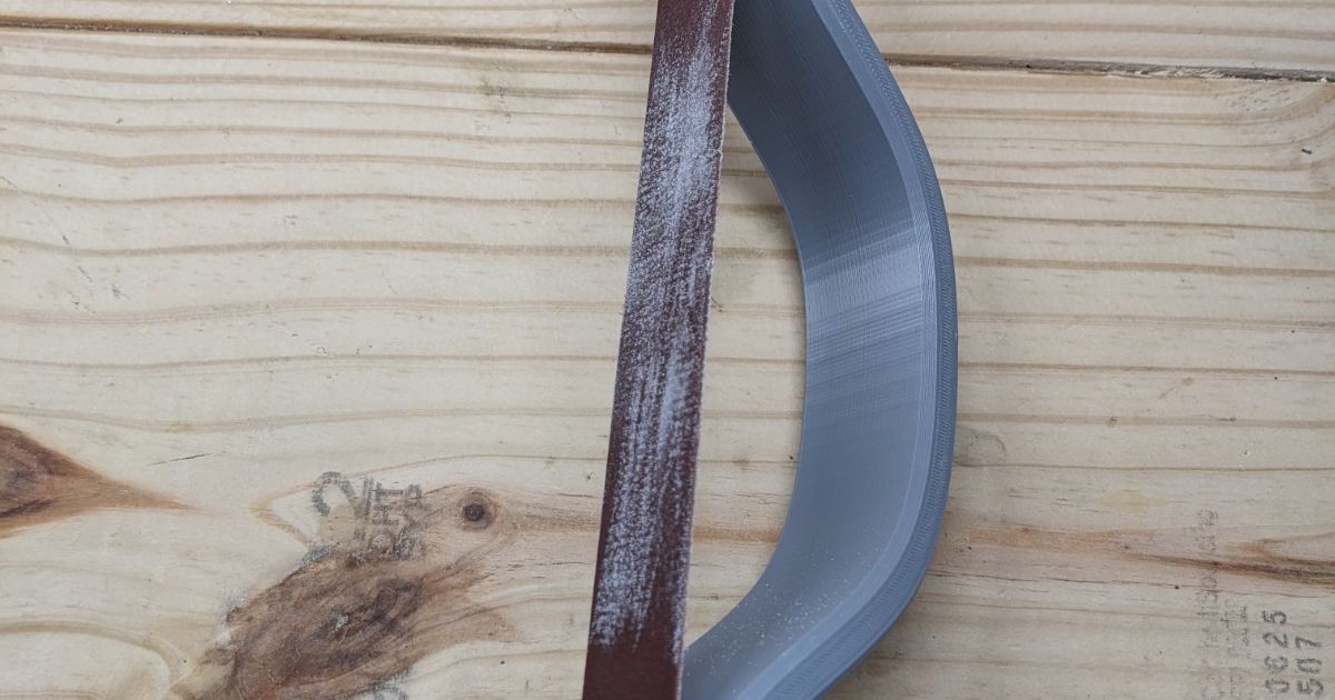 1" Sanding Belt Bow by B-Squared | Download free STL model | Printables.com