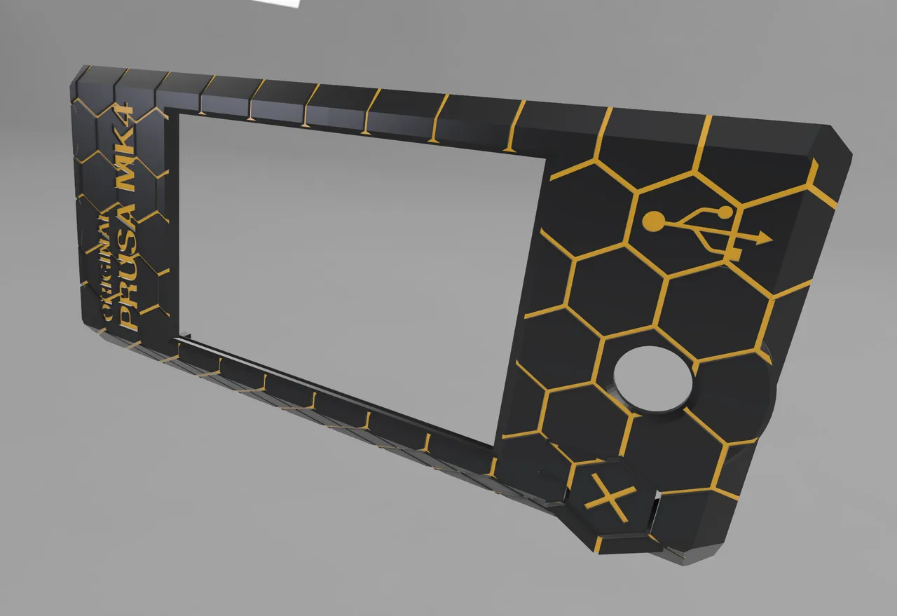 MK4 Honeycomb LCD-cover by Tomson Design | Download free STL model ...