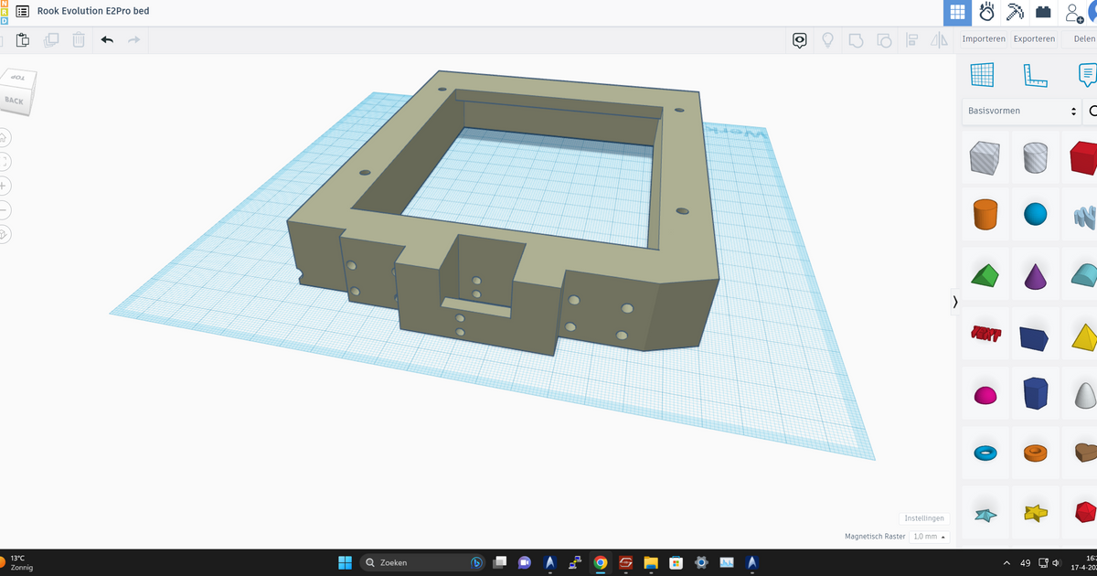 Rook Evolution Bed Remix for Ender 2 Pro Bed (Untested/WiP) by Johan501 ...