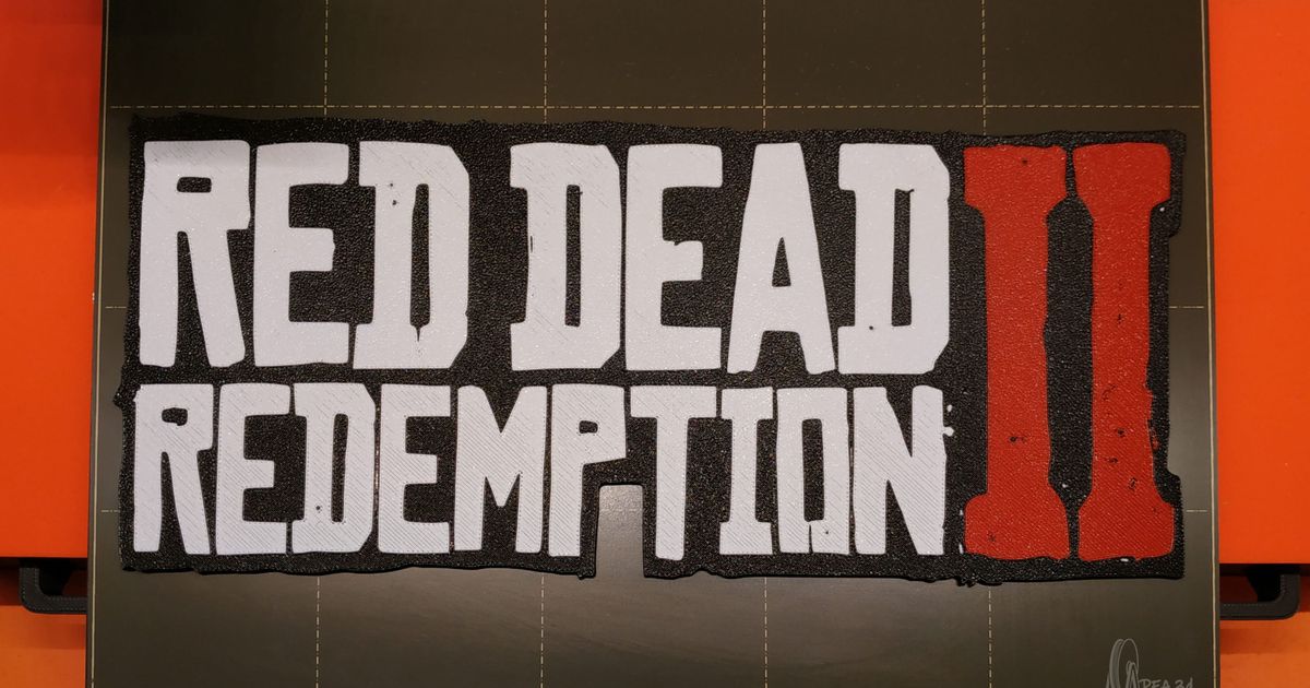 Red dead redemption logo ( Single and MMU ) da Area3D | Scarica il ...