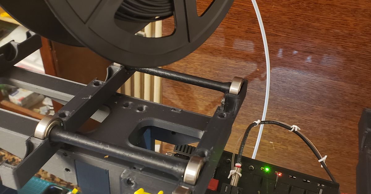 Spool shaft for MMU Tower Print Buffer by Ro3Deee | Download free STL ...