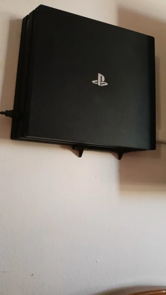 Playstation PS4 Pro Wall Mount by Spank | Download free STL model ...