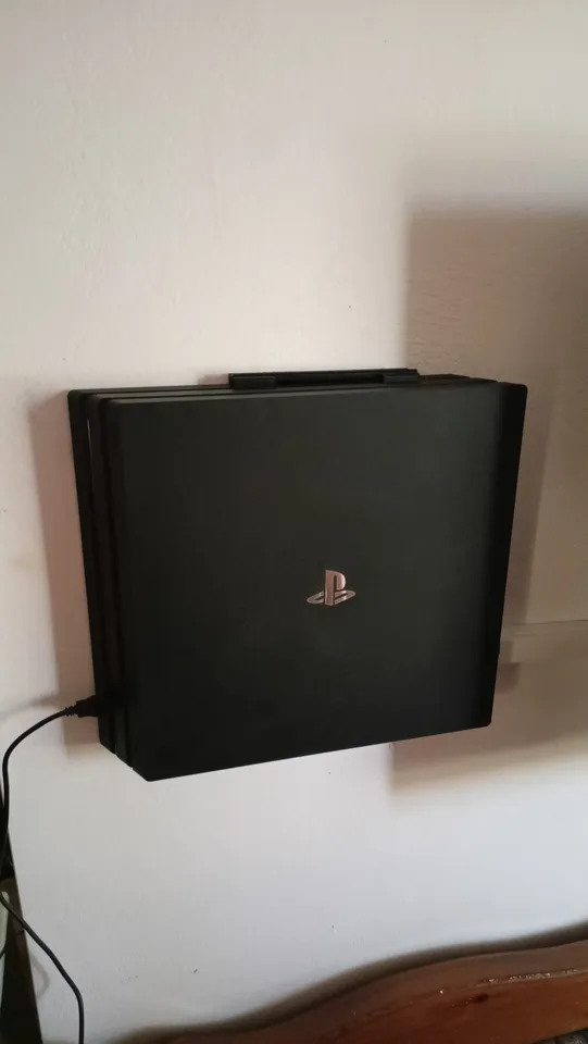 Playstation PS4 Pro Wall Mount by Spank | Download free STL model ...