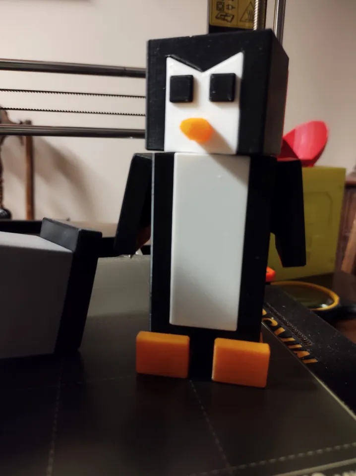 Cubic Penguin by Yves1024 | Download free STL model | Printables.com